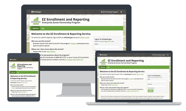 Hawaii.gov | Enterprise Zones Program Forms